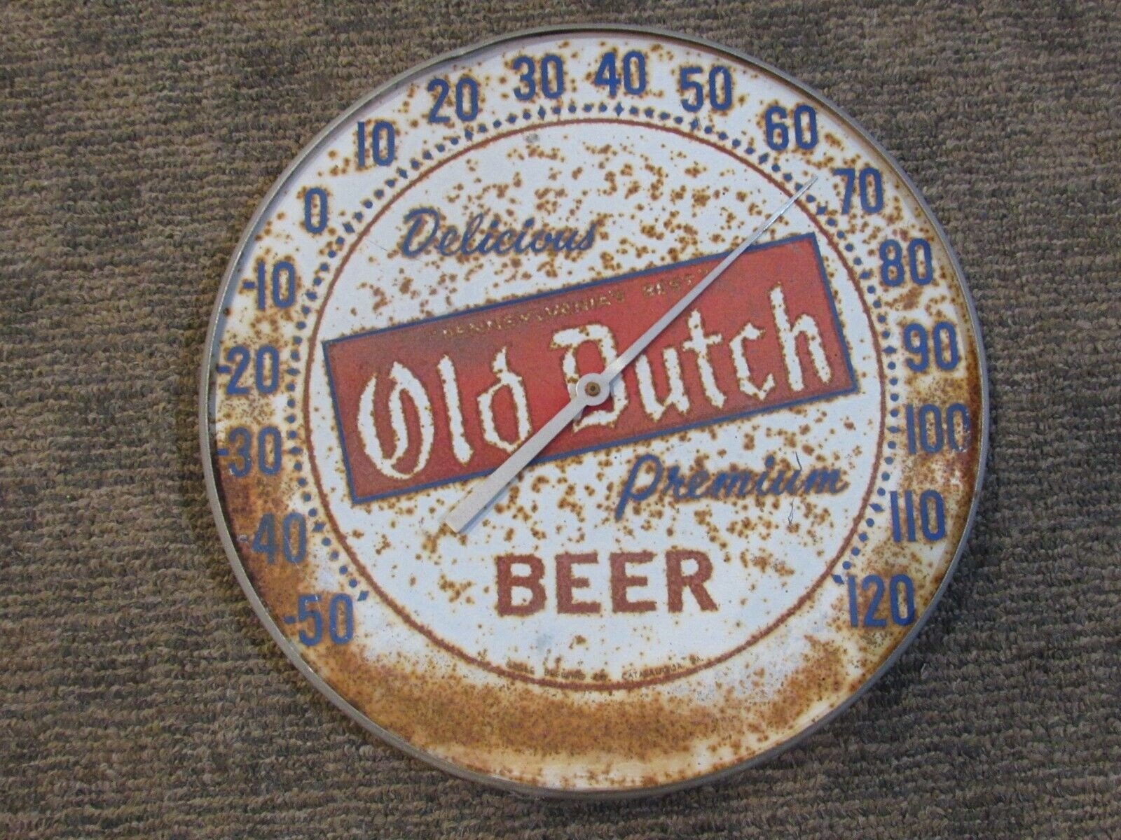 Old Dutch Beer Bubble Thermometer with Eagle Design