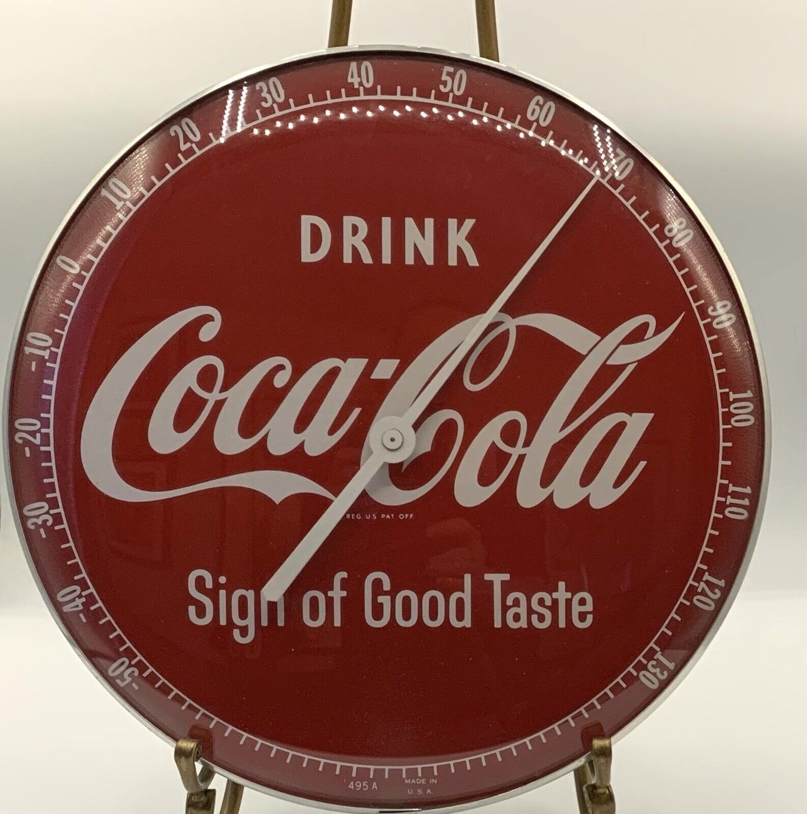 Coca Cola 12" Round Advertising Thermometer – Vintage Charm