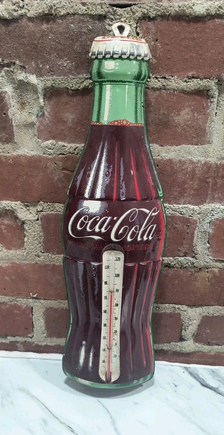 Coca-Cola Vintage Bottle Thermometer - Robertson Classic