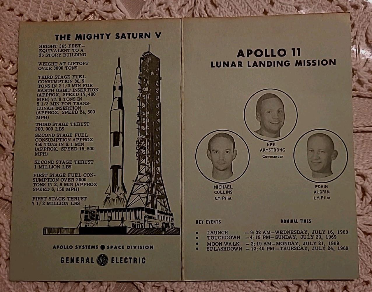 Apollo 11 Mission Events by General Electric Collectible