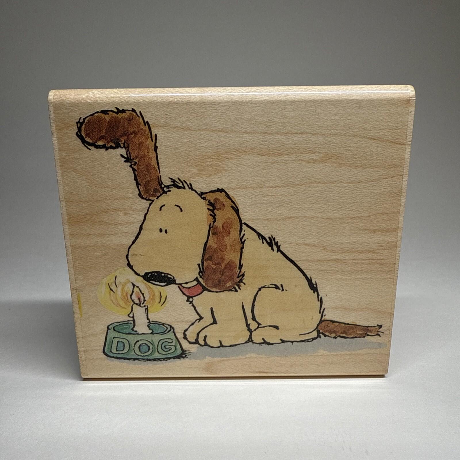 Penny Black Puppy Stamp: 'Where's Dinner?' Fun