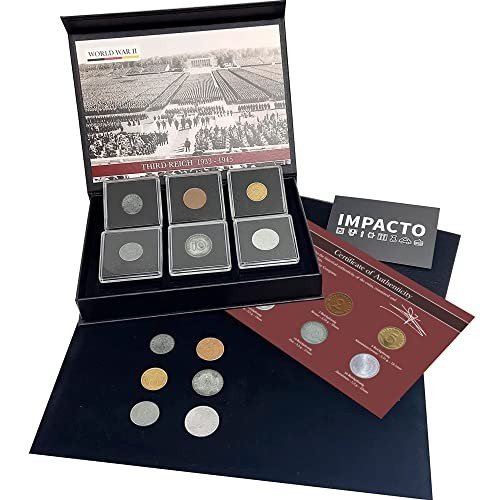 Authentic WWII German Coin Set - 6 Coins