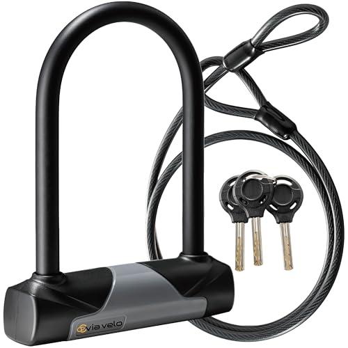 Secure Your Ride: Via Velo U-Lock & Cable