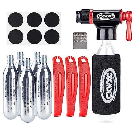 Portable CO2 Bike Inflator Kit with Repair Tools