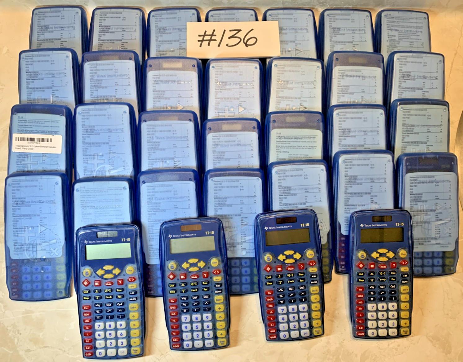 32 TI-15 Explorer Calculators: Fun Astronomy Tools
