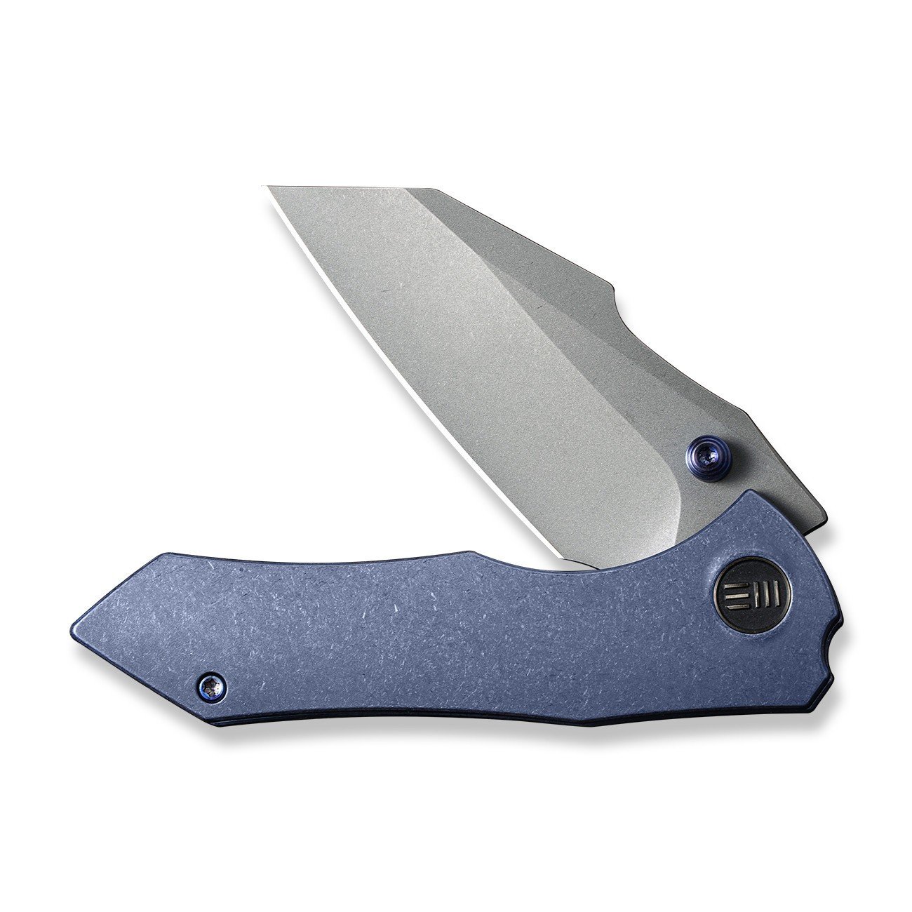 WE Knife High-Fin Blue Titanium Pocket Knife