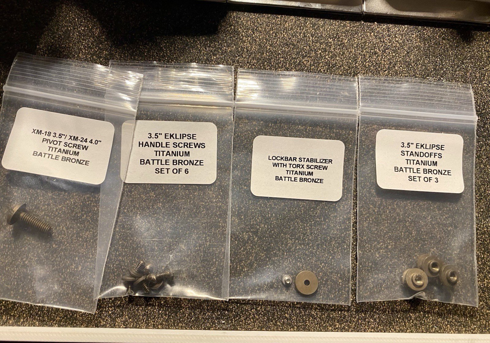 Rick Hinderer Eklipse Hardware Kit - Battle Bronze