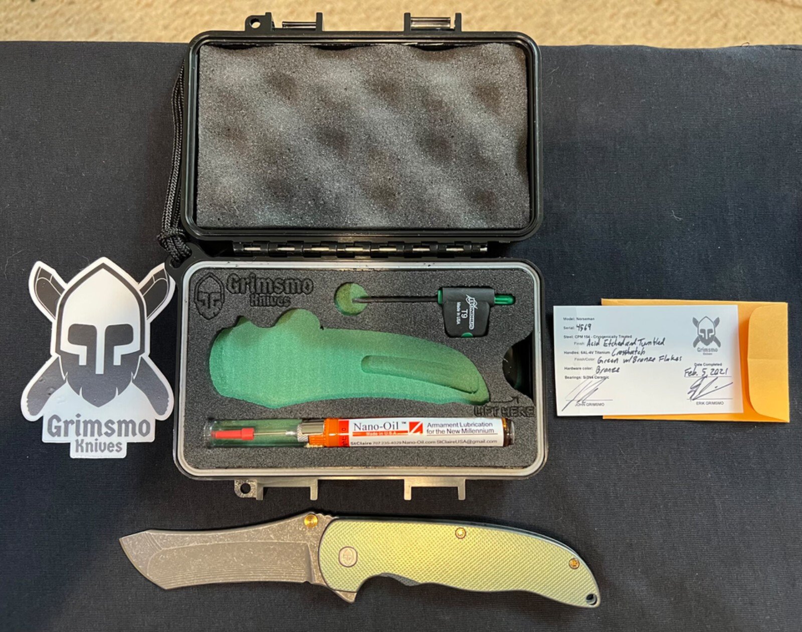 Grimsmo Norseman Pocket Knife - Precision & Style