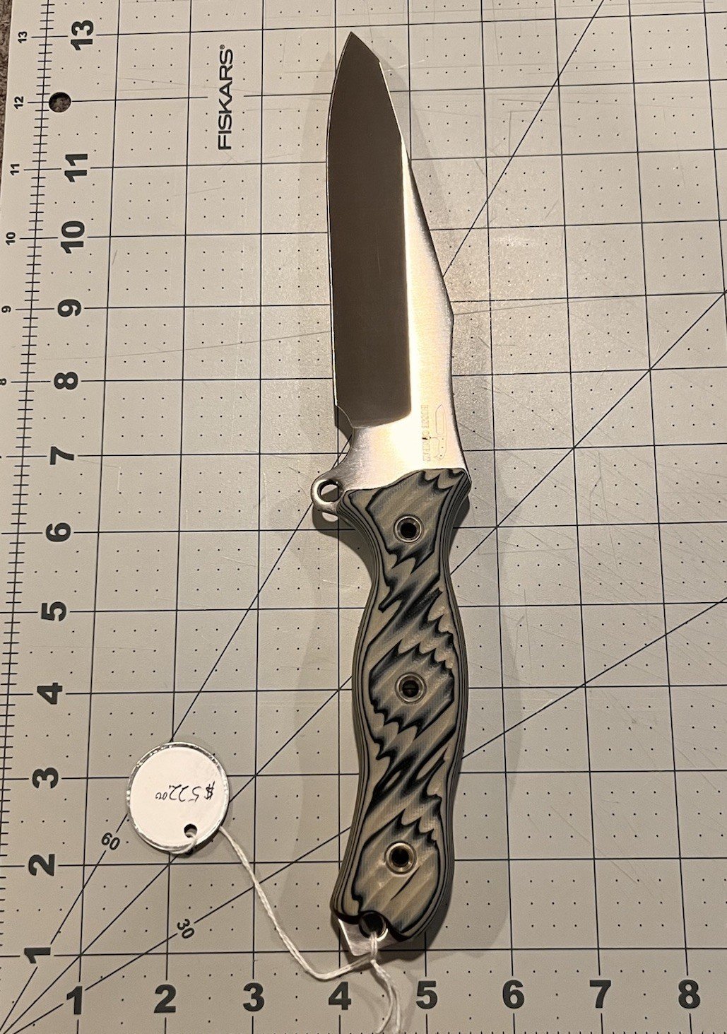 Busse Combat Rib Chisel Knife - Satin INFI Steel