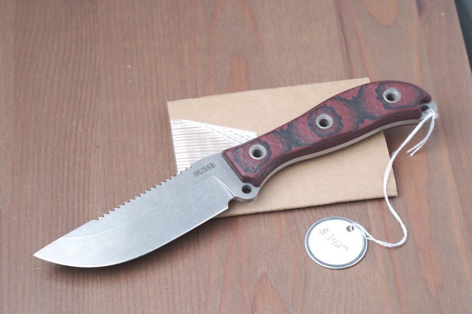 Busse Combat Sawback Knife - Durable INFI Steel