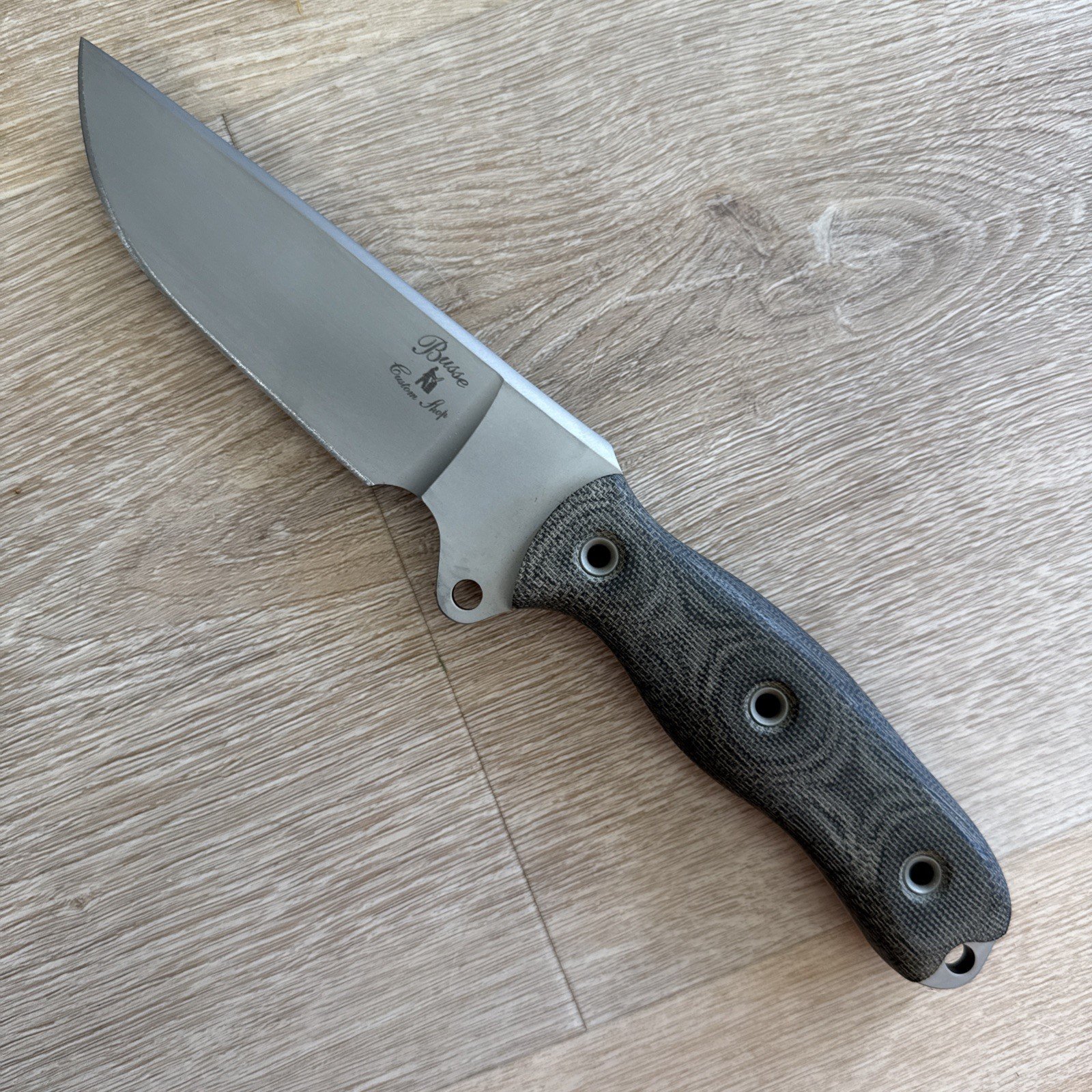 Busse Badger BATAC Satin Knife - Custom Quality