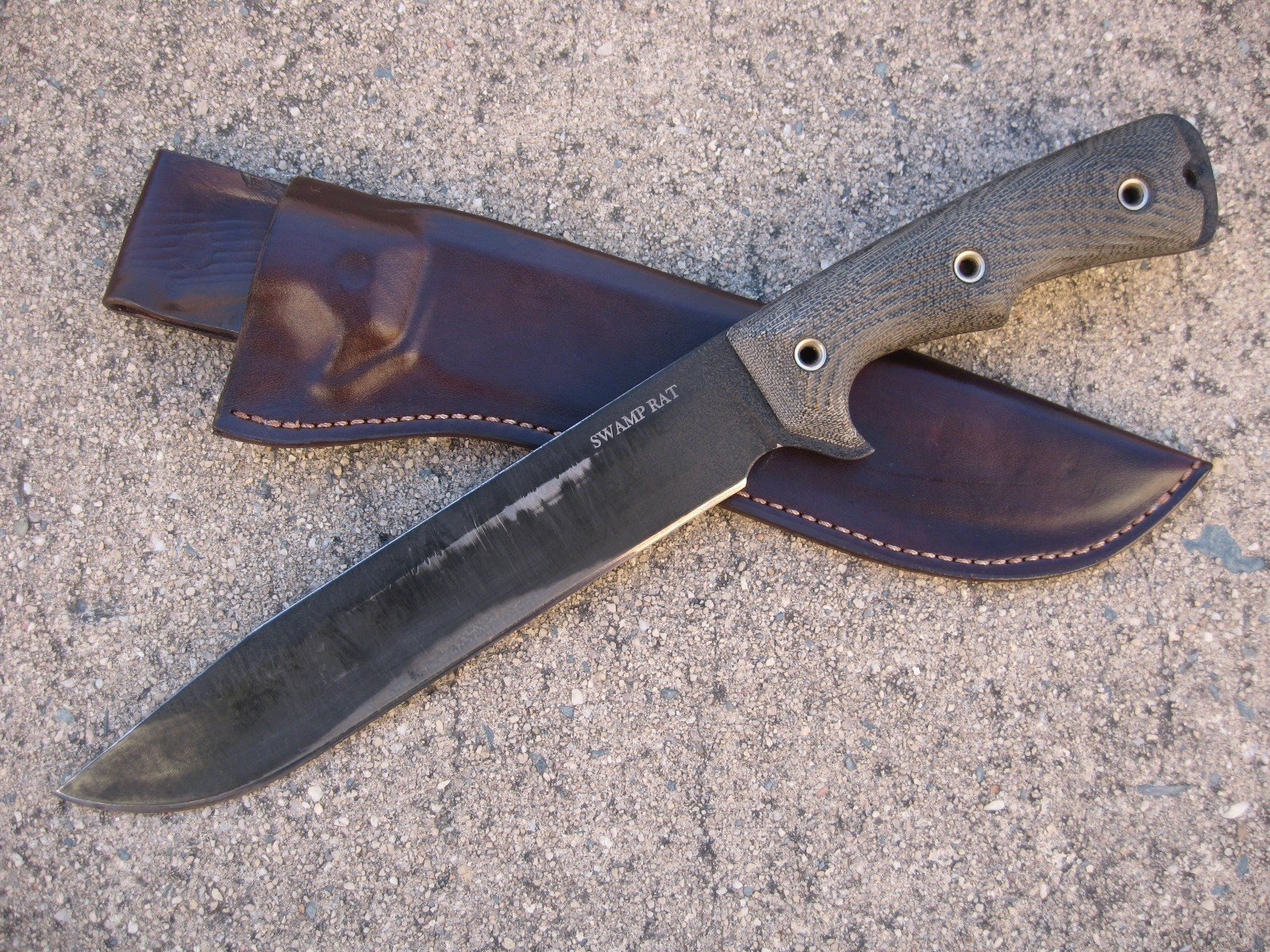 Busse Combat Swamp Rat R9 Knife & Sheath