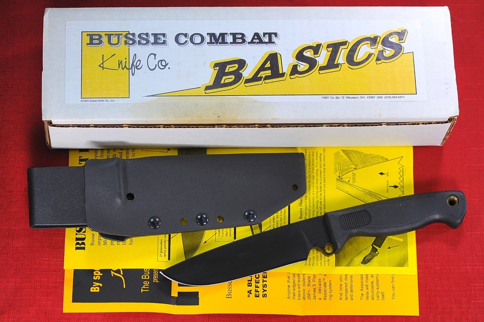 Busse Combat Basic 5 Black Knife - Reliable Performance