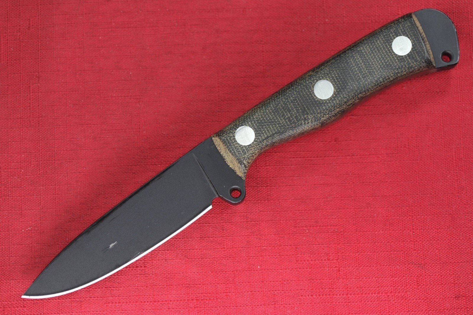 Busse Fat SHMS Knife - Black Micarta Handle