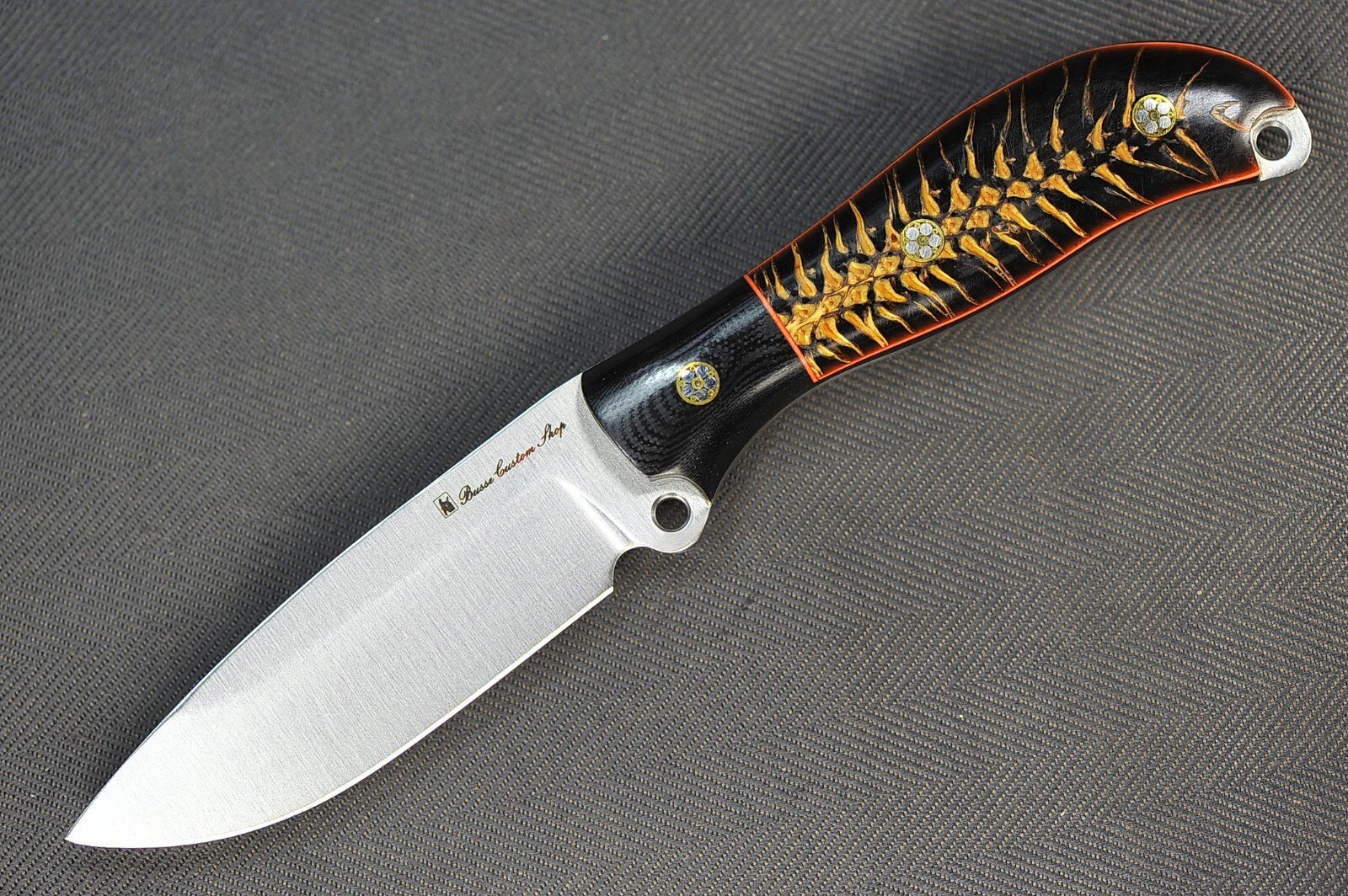 Busse Custom Mountain Duty Knife - G10 Handle