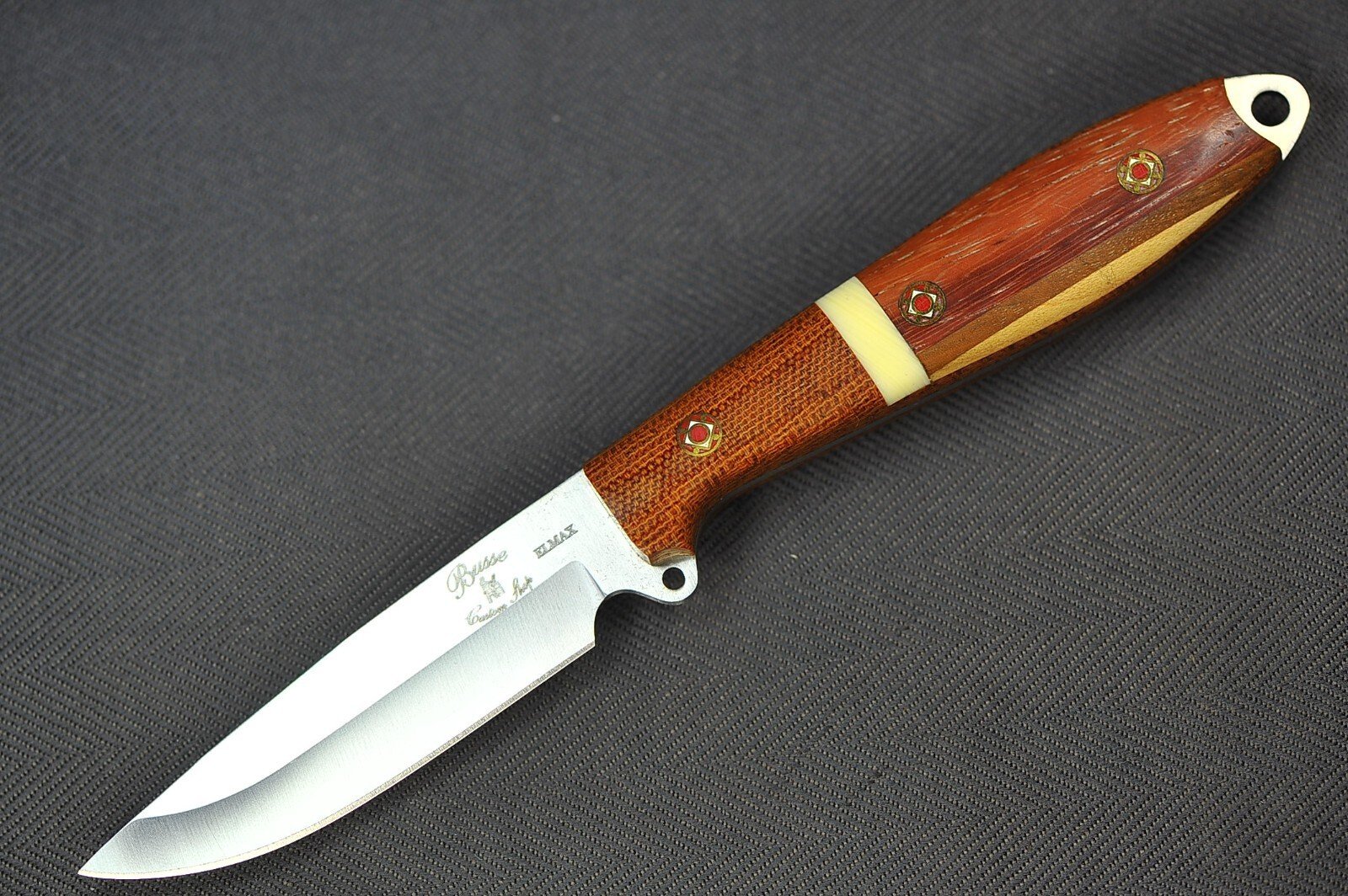 Busse Custom 3.6” Elmax Steak Knife - Surfboard Handle