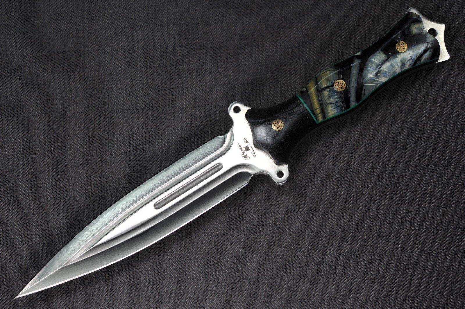 Busse FMV6 Satin Knife with G-rex Handle