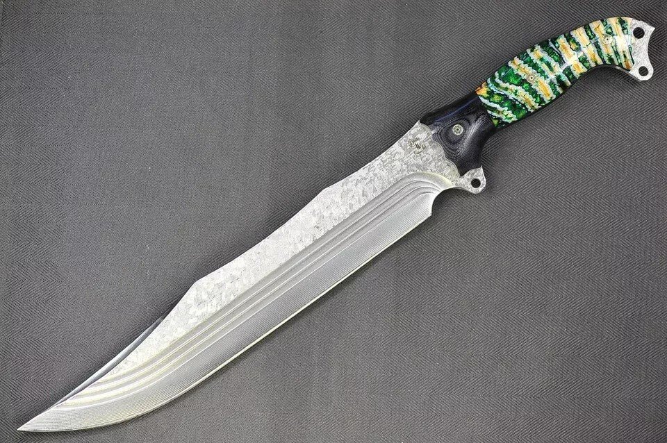 Busse Custom Forsaken Mistress Knife - Marble Handle