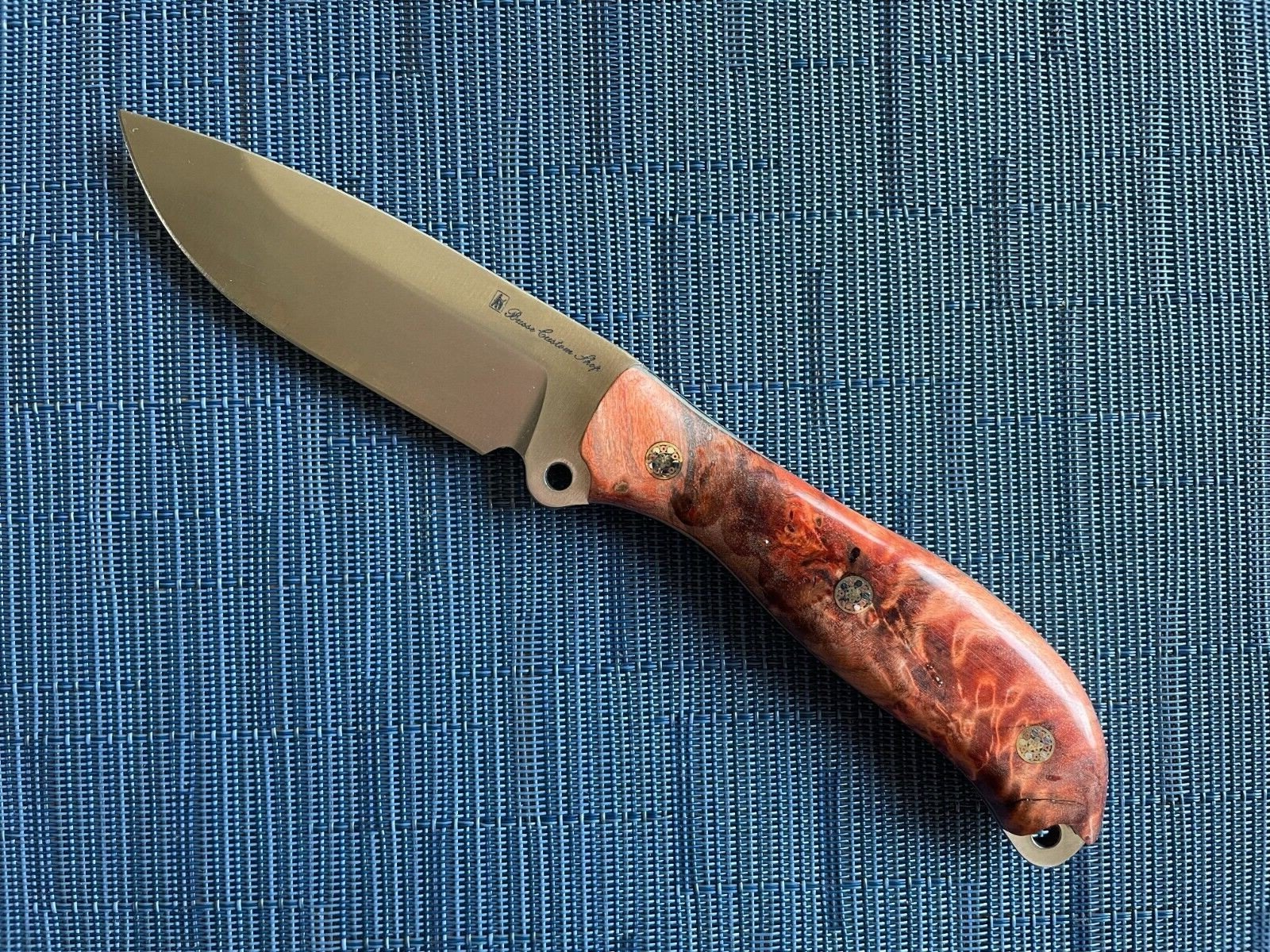 Busse Combat Mountain Duty Knife - Maple Burl