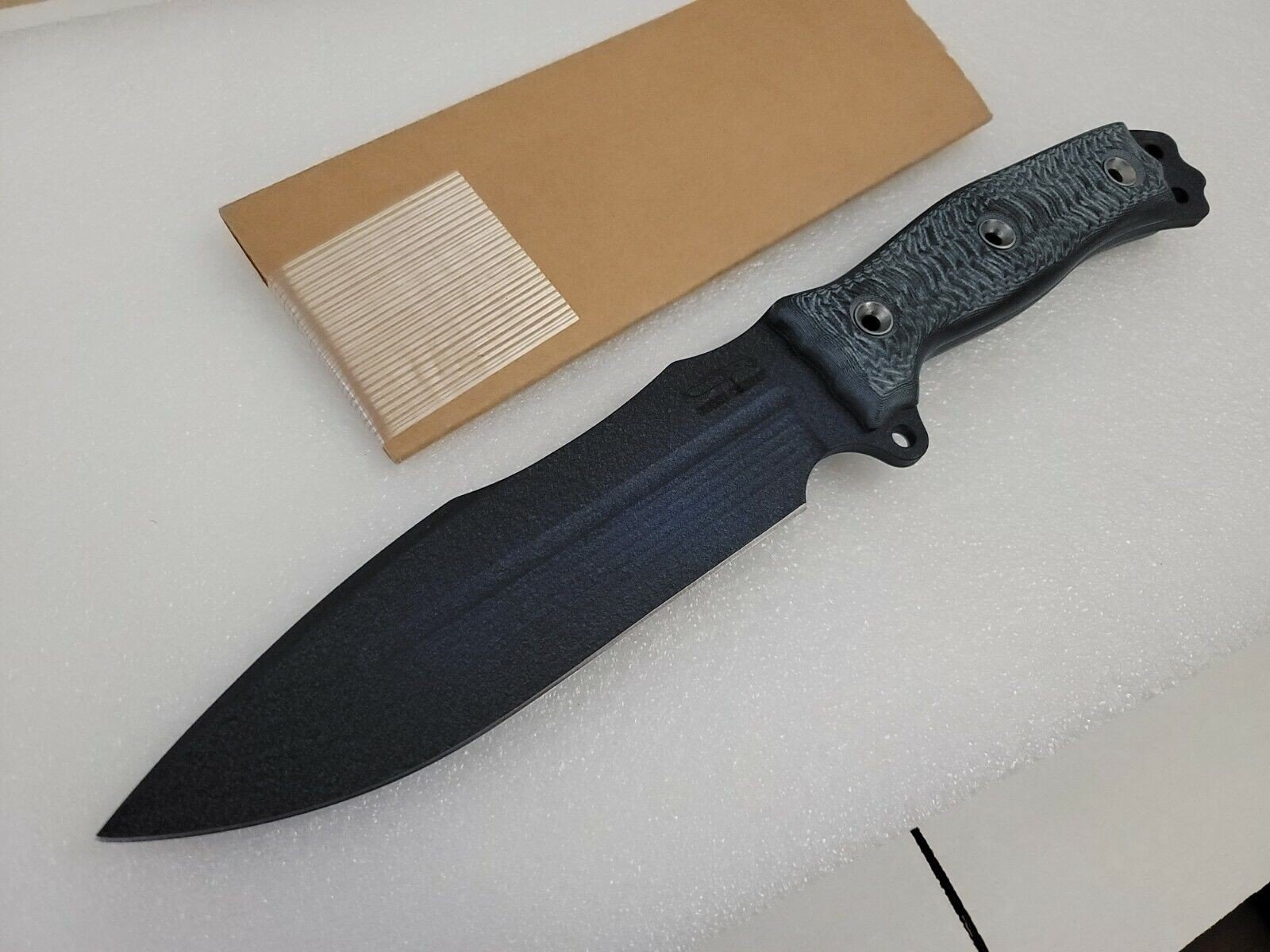 Busse Combat Hell Razor - All Blue Micarta Knife