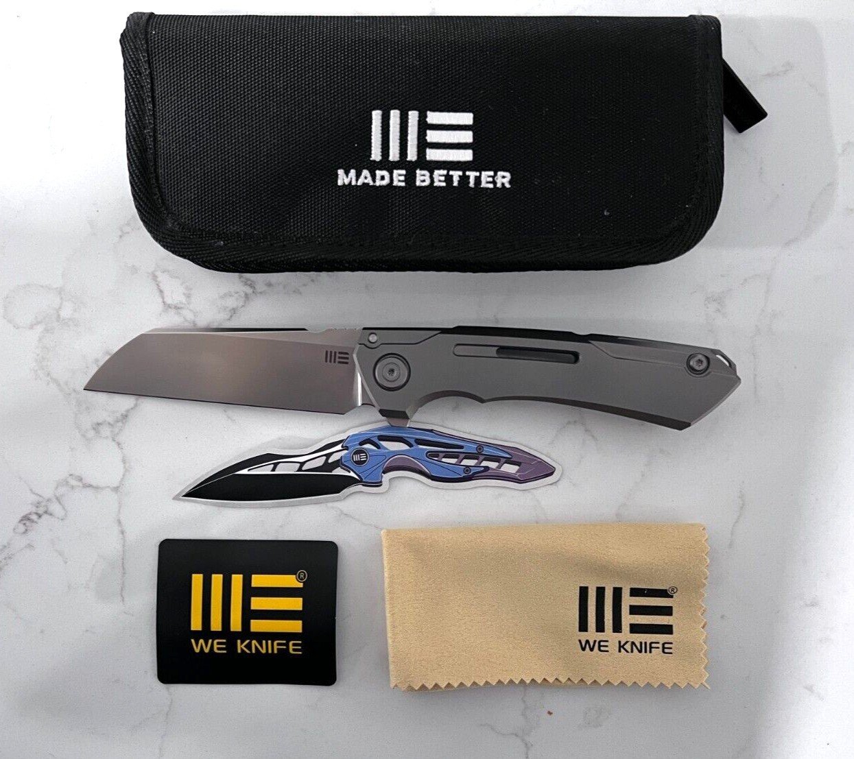 WE Knife Mini Buster Flipper: Ti Handle Excellence