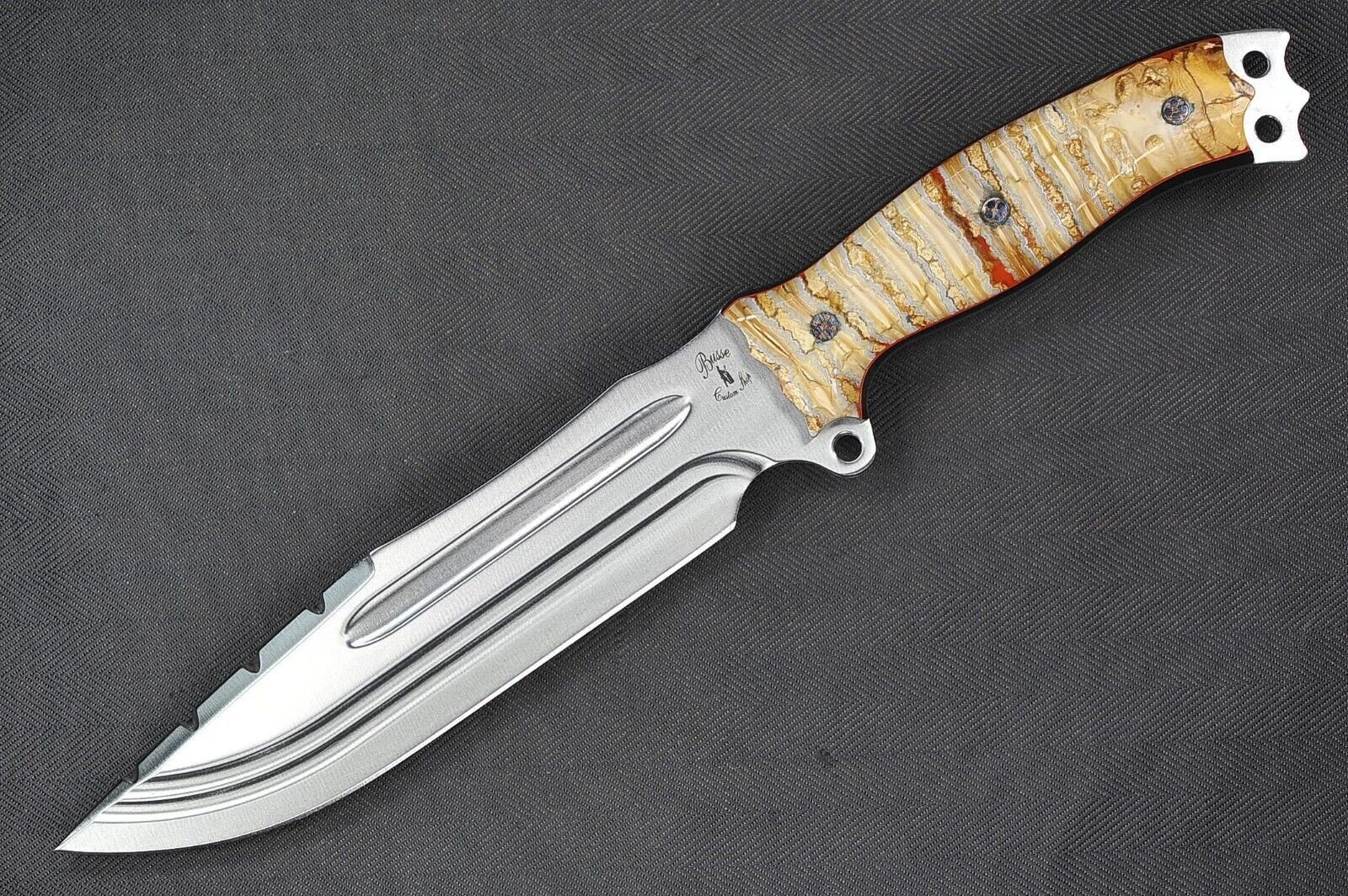 Busse Hell Razor 2 Knife - Tan Handle