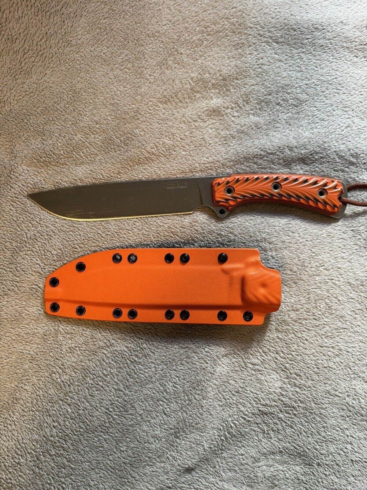 Busse SAR-6 Combat Knife - Orange Handle Edition