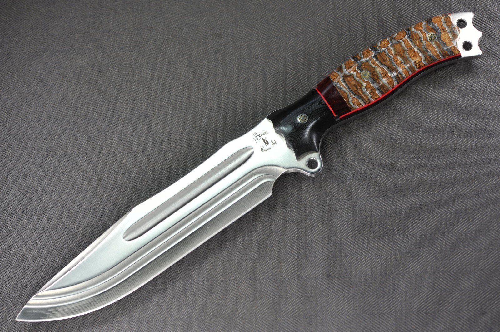 Busse Hell Razor 2: Satin Blade & Marble Handle