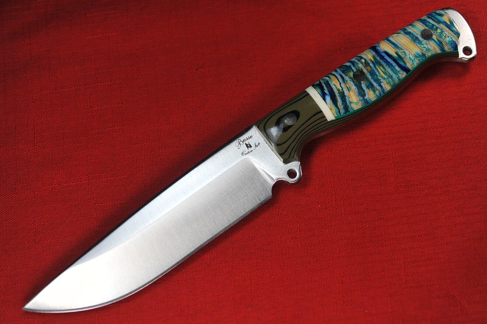 Buy Busse Custom HOG Badger Satin Blade Knife