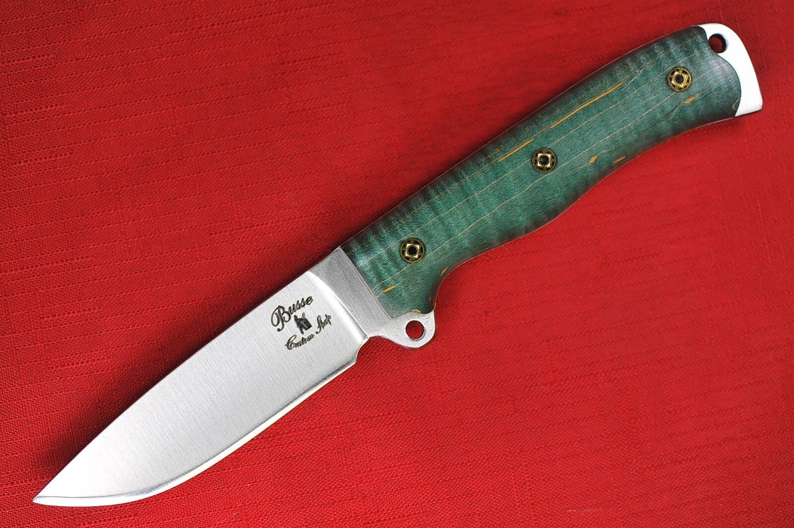 Busse Custom Boss Street 2010 - Green Tiger Knife