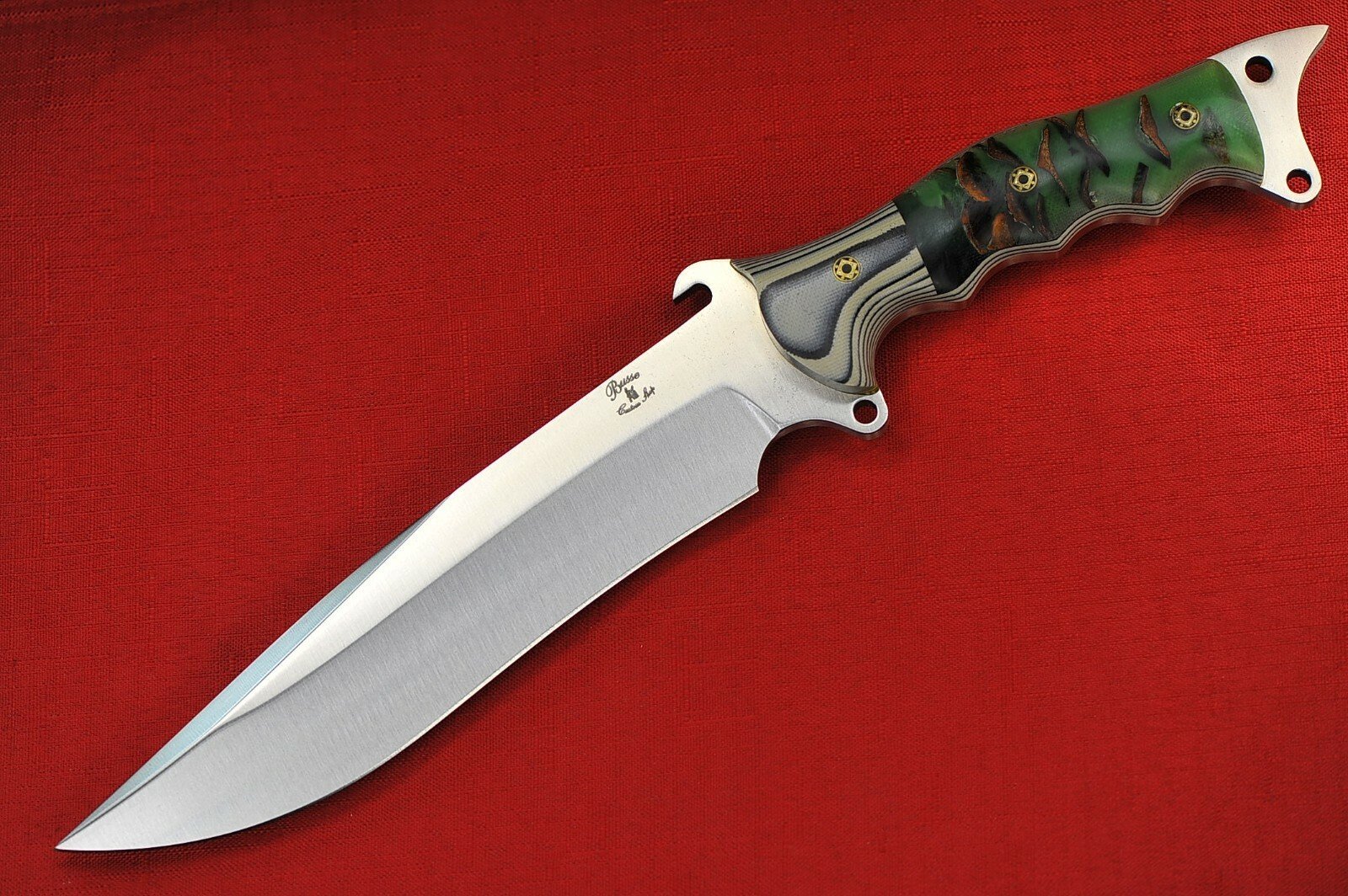 Busse Custom Nuclear MoJo Knife - G-rexed Handle