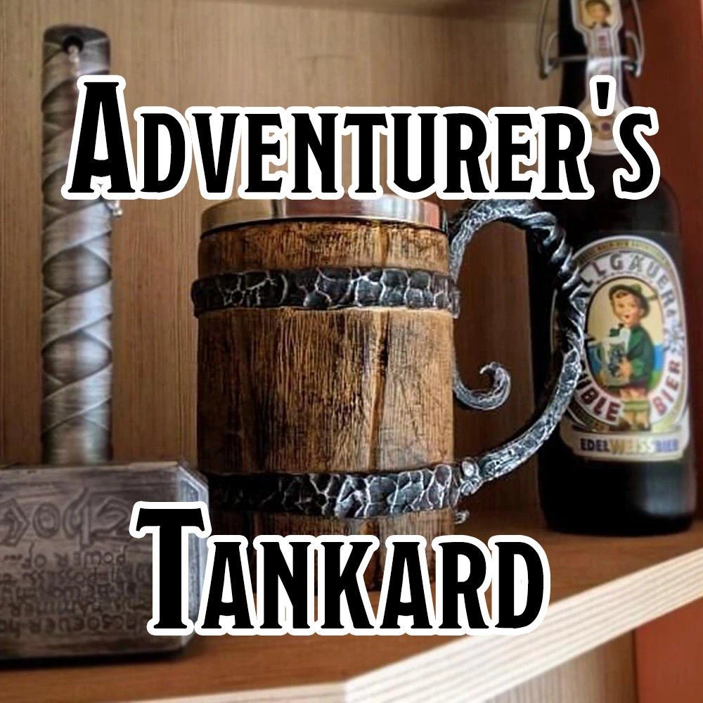 Rustic Dwarven Viking Barrel Mug - 550ML