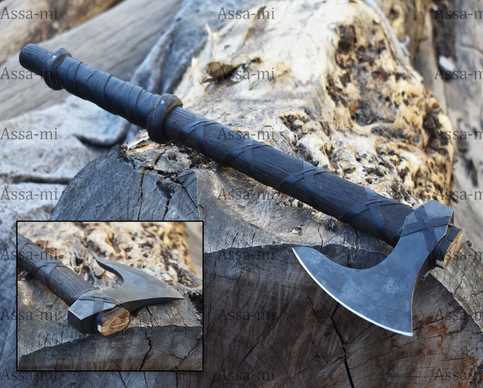 Personalized Hand Forged Ragnar Viking Axe