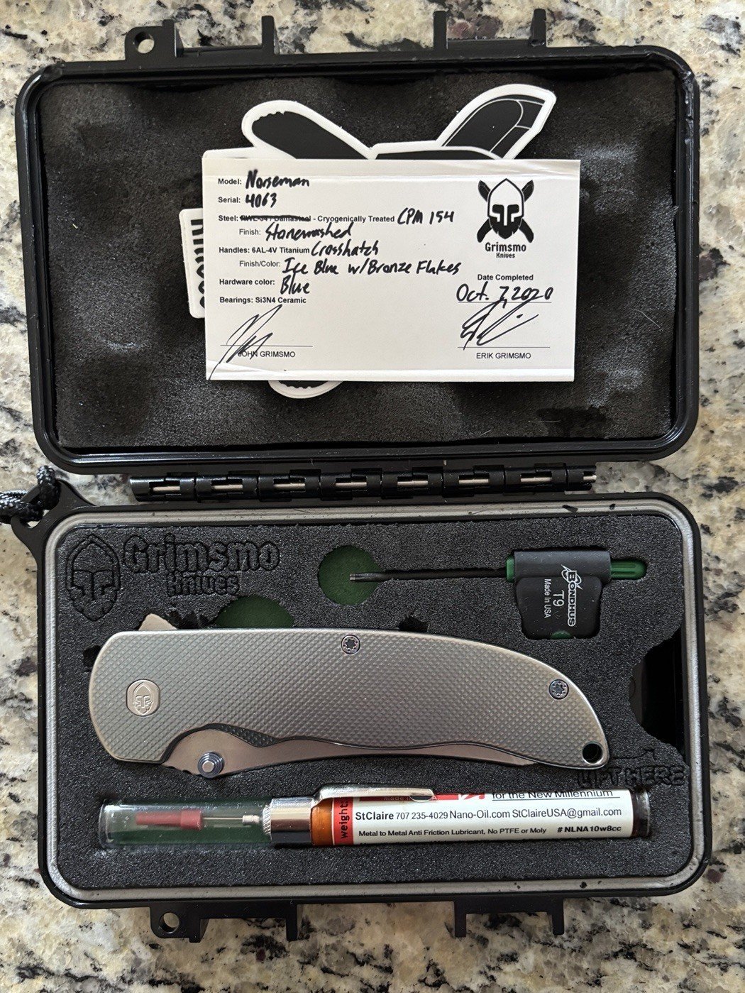 Grimsmo Norseman #4063: Premium Stonewashed Knife