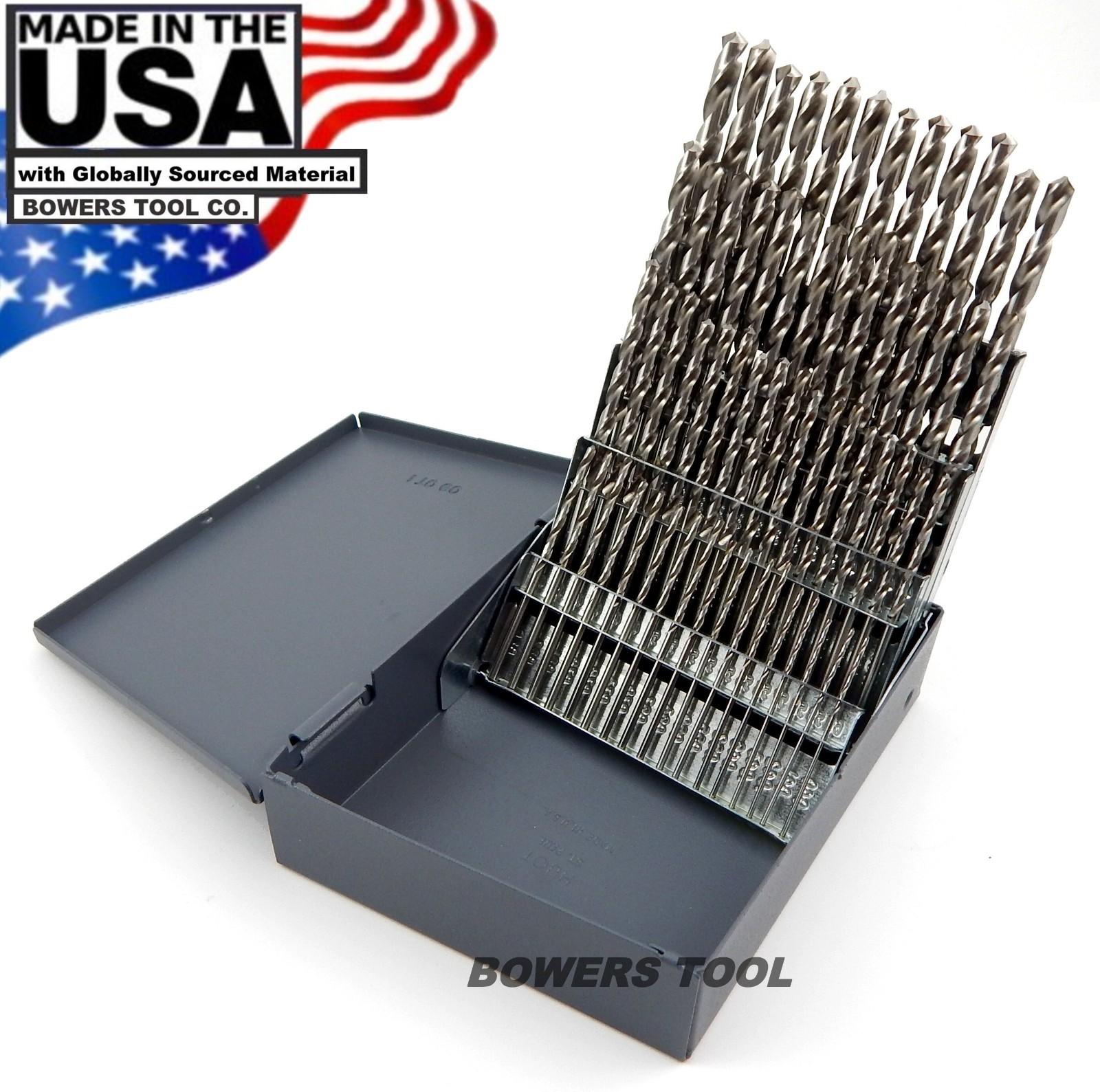 60-Piece Norseman Wire Gauge Drill Bit Set