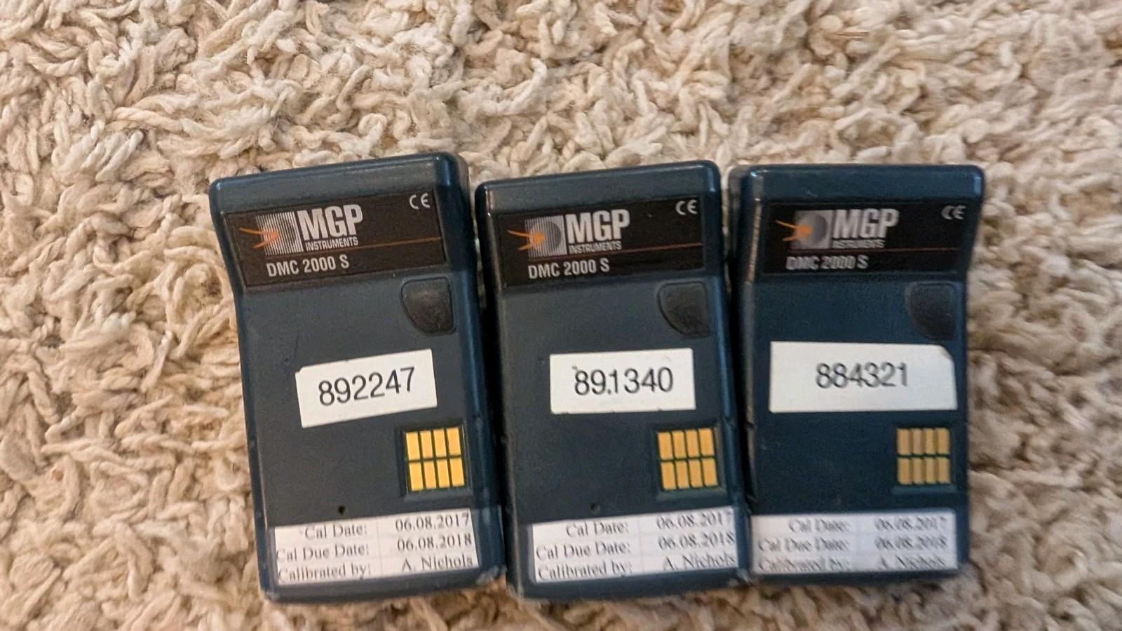MGP Instruments DMC 2000 S Dosimeter 3-Pack