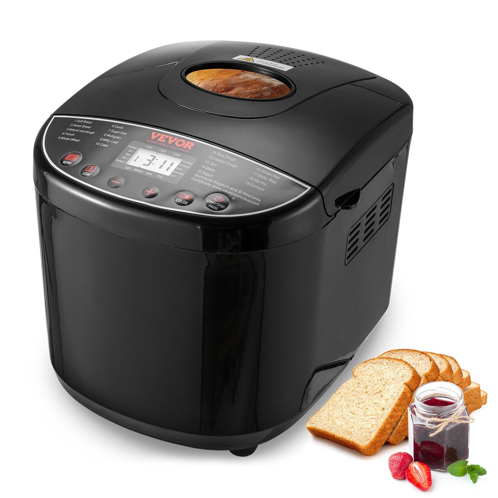 2LB Automatic Bread Maker: Fresh Bread at Home