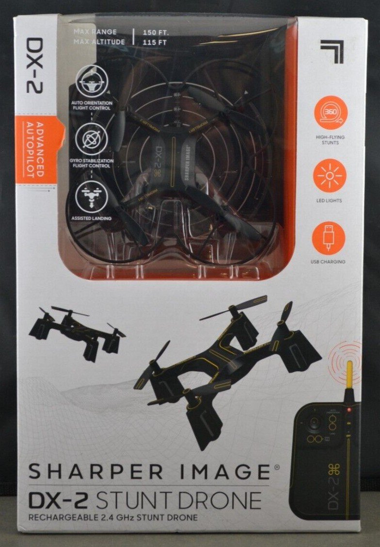 Sharper Image DX-2 Stunt Drone - Fun & Rechargeable