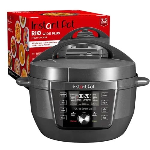 Instant Pot RIO Wide Plus Multi-Cooker 7.5 Quarts