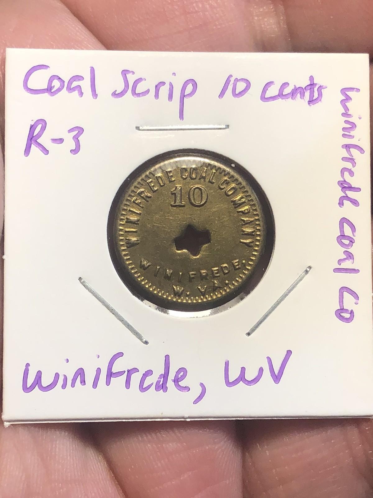 Buy Winifrede Coal Co. 10-Cent Trade Token