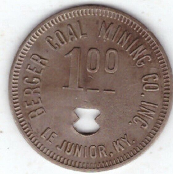 Berger Coal Mining Co $1 Scrip Le Junior
