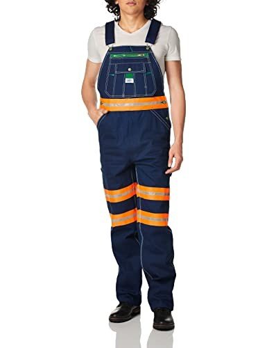 Men's Hi-vis Orange Coal Mining Overalls, 42W x 30L