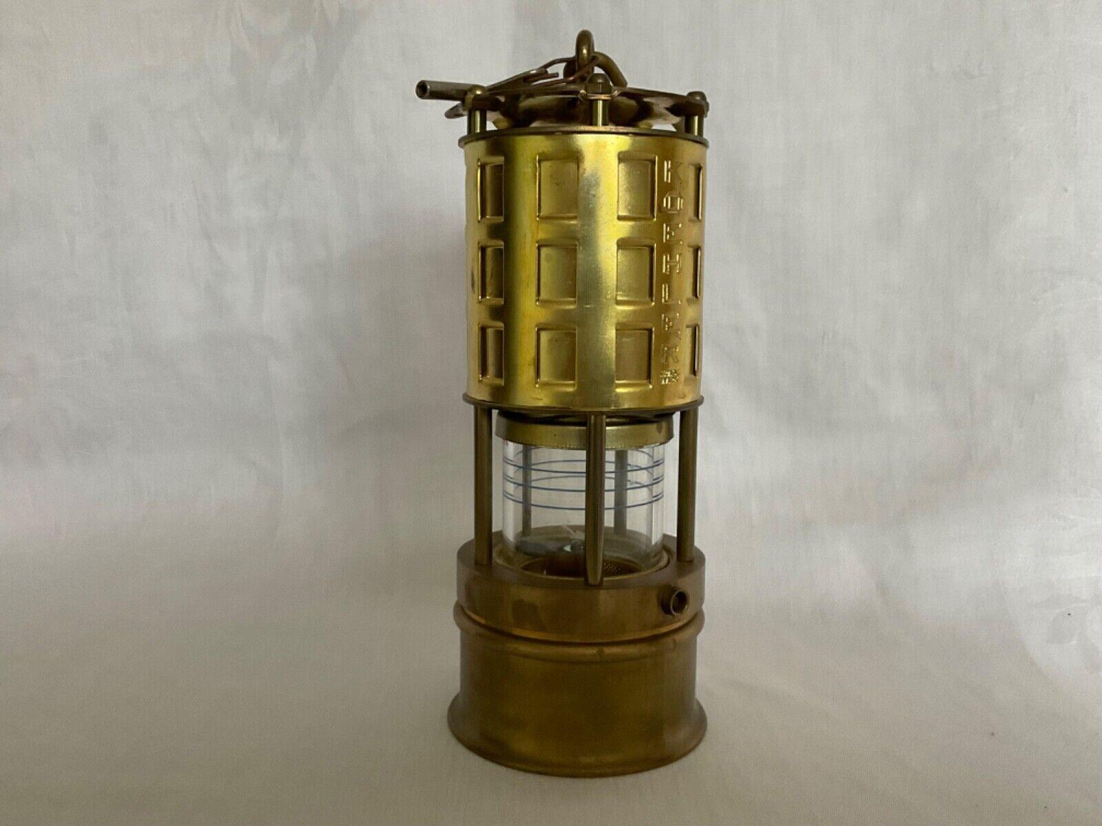 Koehler 289-1A Vintage Coal Mining Lamp - Key Included