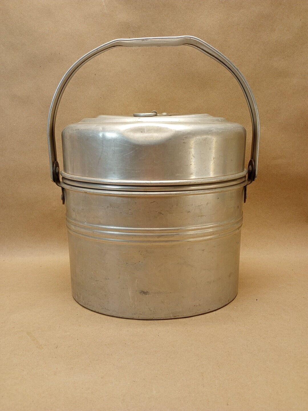 Vintage Buckeye Aluminum Coal Miner Lunch Set