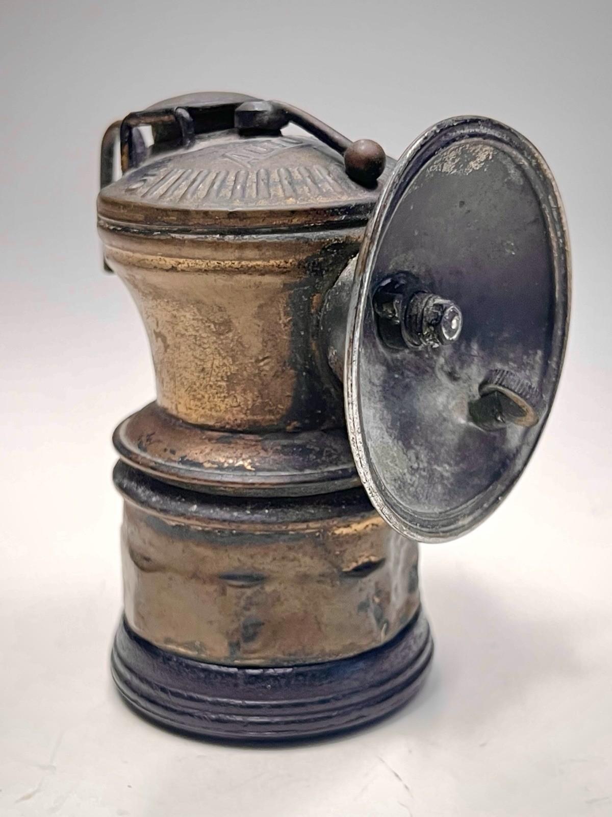 Vintage Autolite Brass Lantern: A Coal Mining Classic