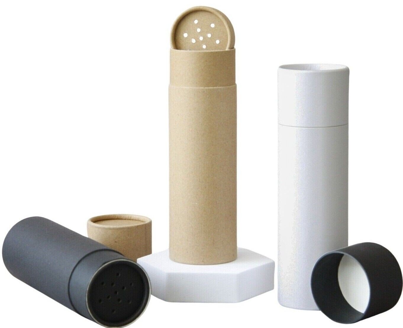 Eco-Friendly 4oz Paper Powder Shakers for Crafts