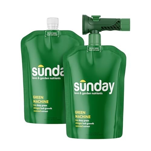 Sunday Green Machine Lawn Fertilizer with Sprayer - 2-Pack
