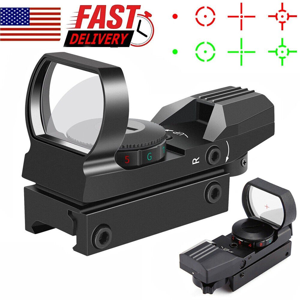 Red Green Dot Holographic Sight for Tactical Use