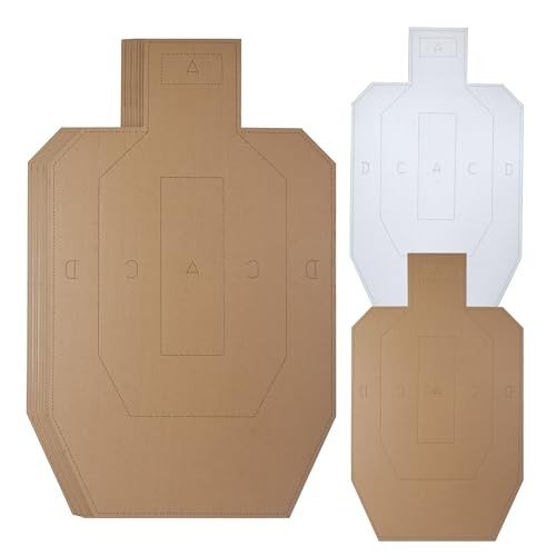 USPSA Cardboard Shooting Targets - 20 Pack Deal