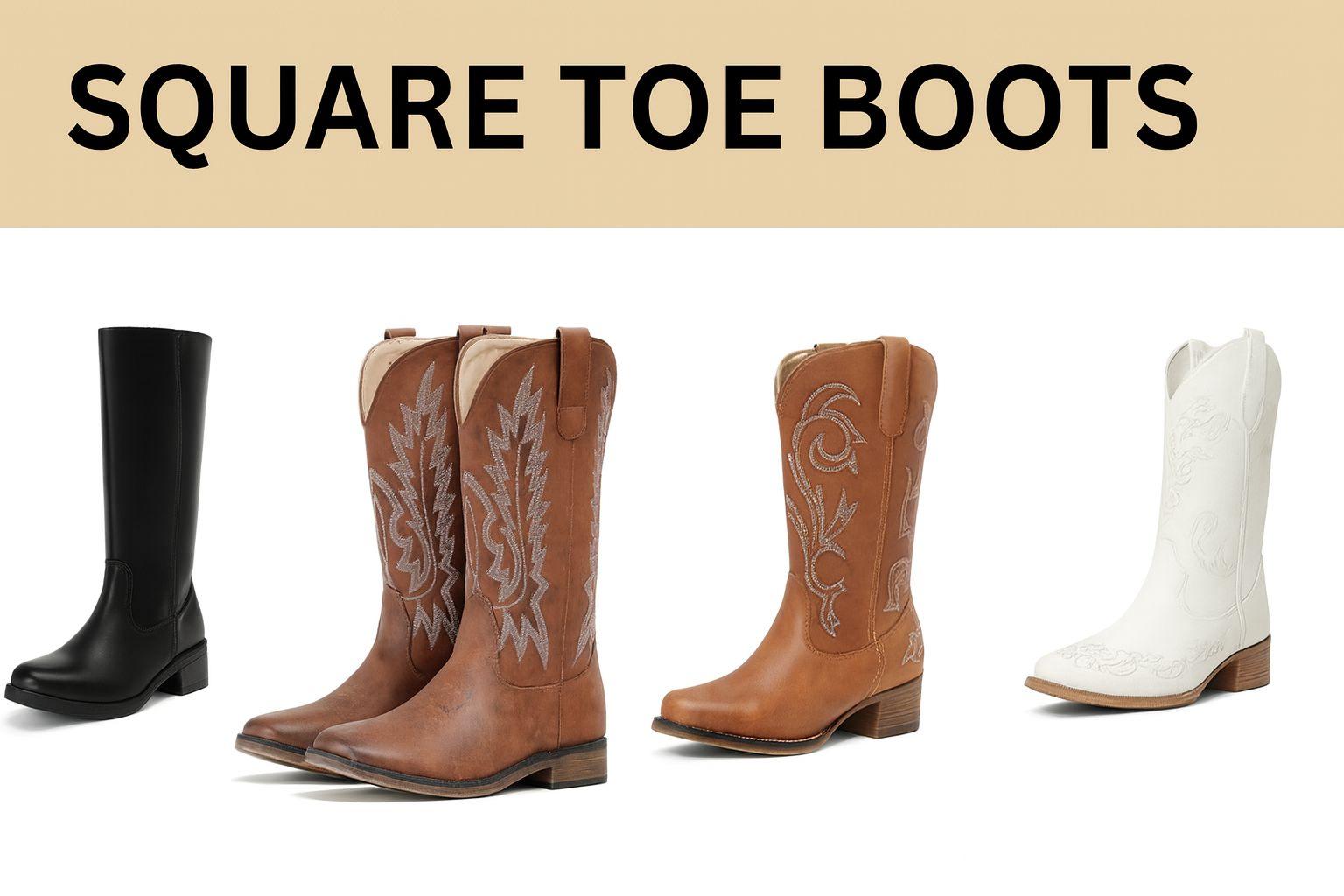 Shop the Best Square Toe Boots Now!